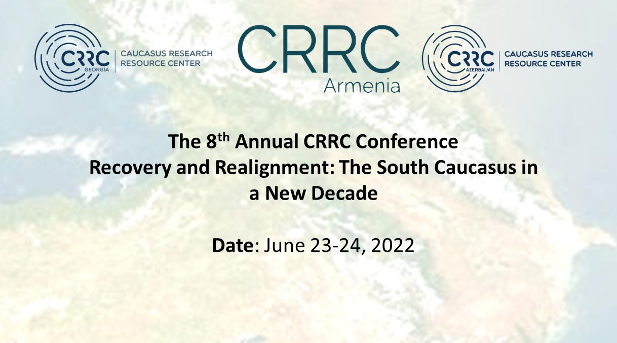 The 8th Annual CRRC Conference | Recovery and Realignment: The South ...